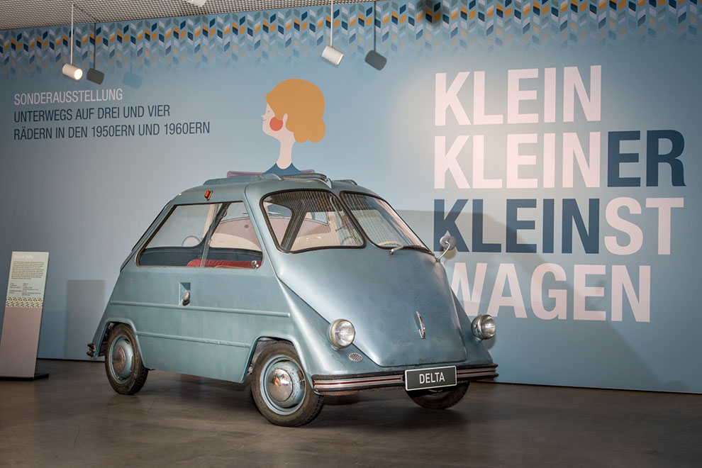 Kleinstwagen der 50er- und 60er-Jahre sind die Stars im Dornier Museum ...