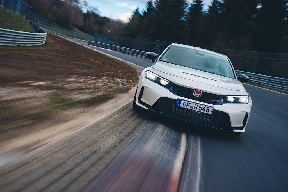 Honda Civic Type R erzielt erneut Rundenrekord auf dem Nürburgring ...