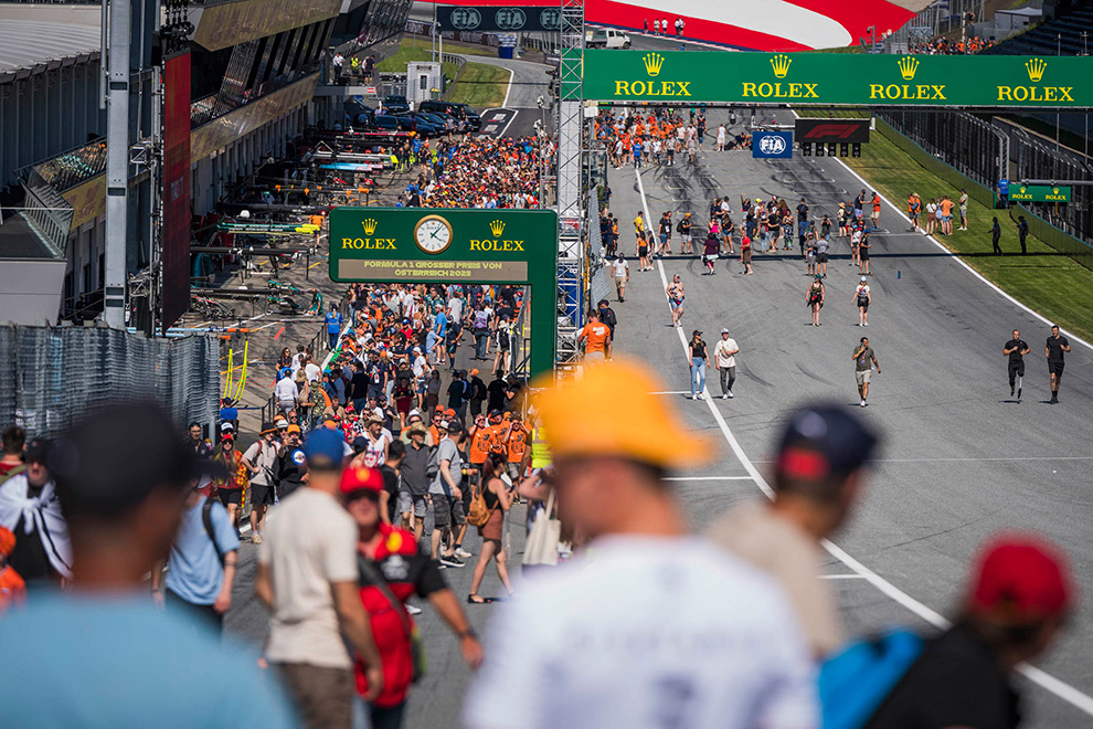 Startschuss für Austrian GP 2023 mit Pit Lane Walk - Motor-Freizeit ...