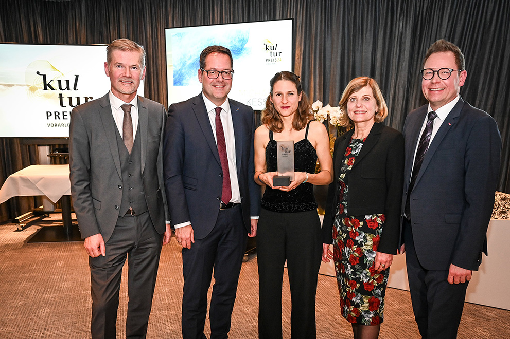Kulturpreis Vorarlberg 2024 mit dem ORF Vorarlberg an Künstlerin Michaela Kessler - Motor ...